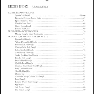 PDF Breadman TR2200C Manual & Recipe Guide Automatic Bread Maker Model ...