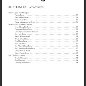 Digital Only PDF Breadman TR2500BC Ultimate Plus Manual & Recipe Guide ...