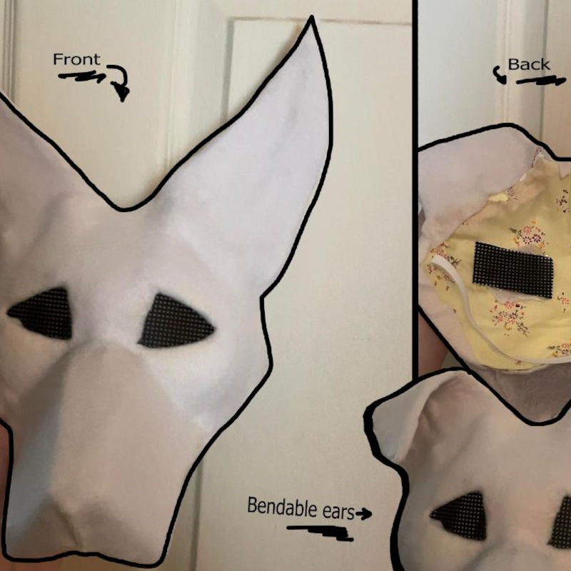 Therian Cat Mask Base - Etsy