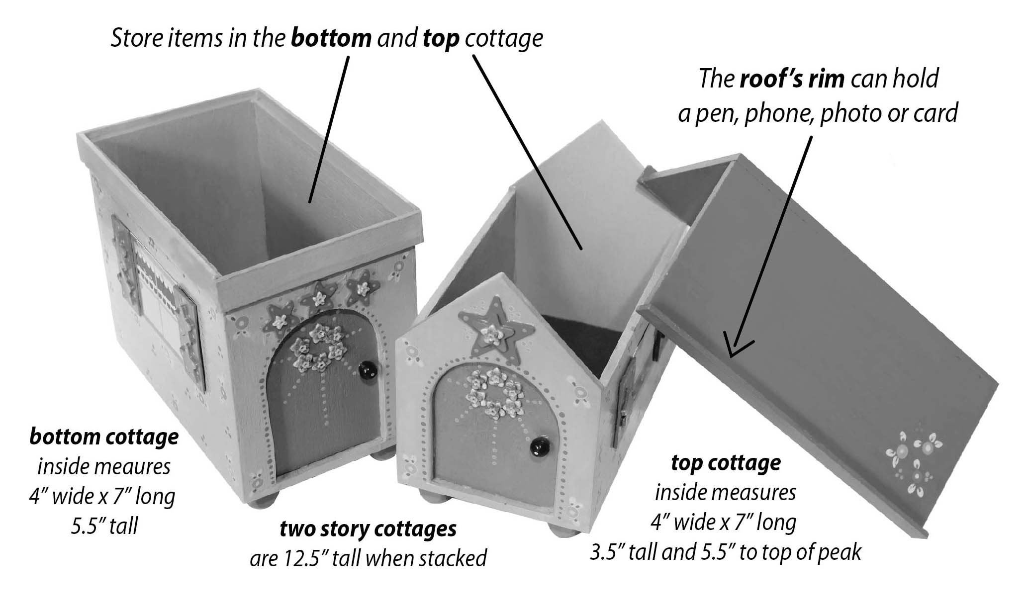 Catchall Cottages Are Handmade Wooden Chic Storage Cottages for Your ...