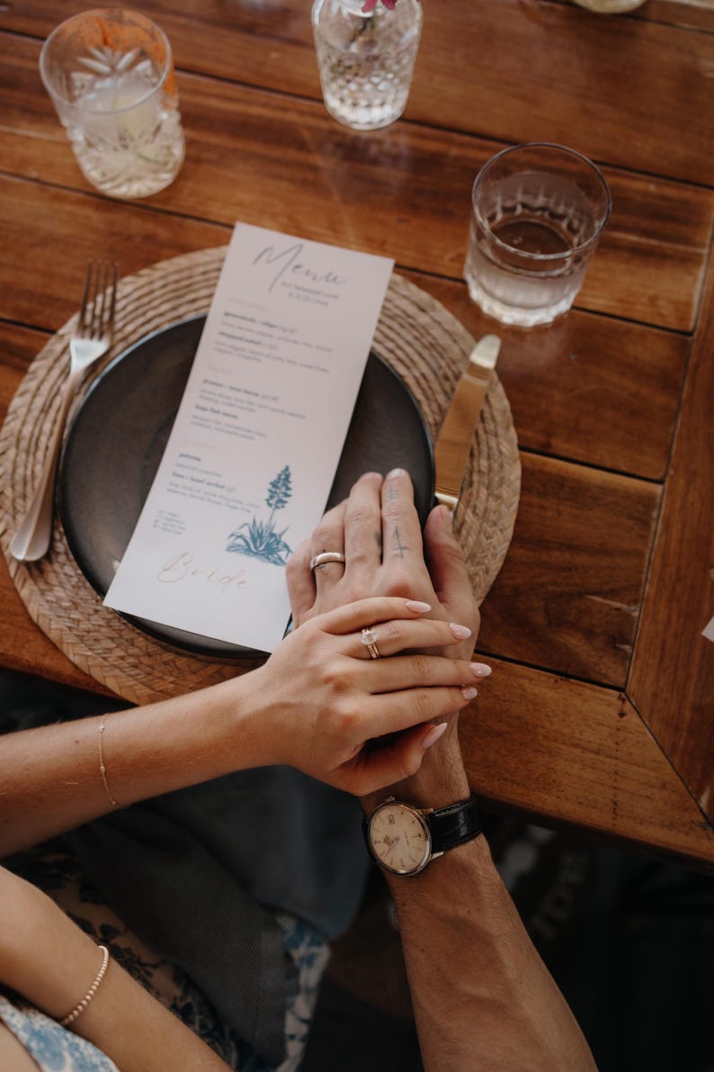 Rehearsal and Wedding Dinner Menu, Customized Dinner Menu, Mexican and ...