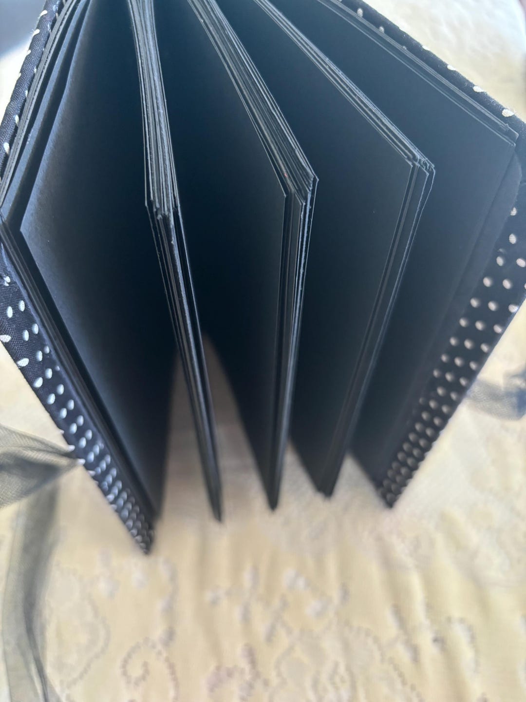 All Black BLANK Page Handmade Journal - Etsy