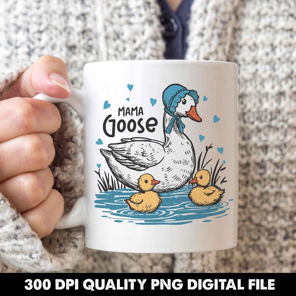 Mama Goose PNG, Mothers Day Png, Silly Goose on the Loose, Silly Goose ...