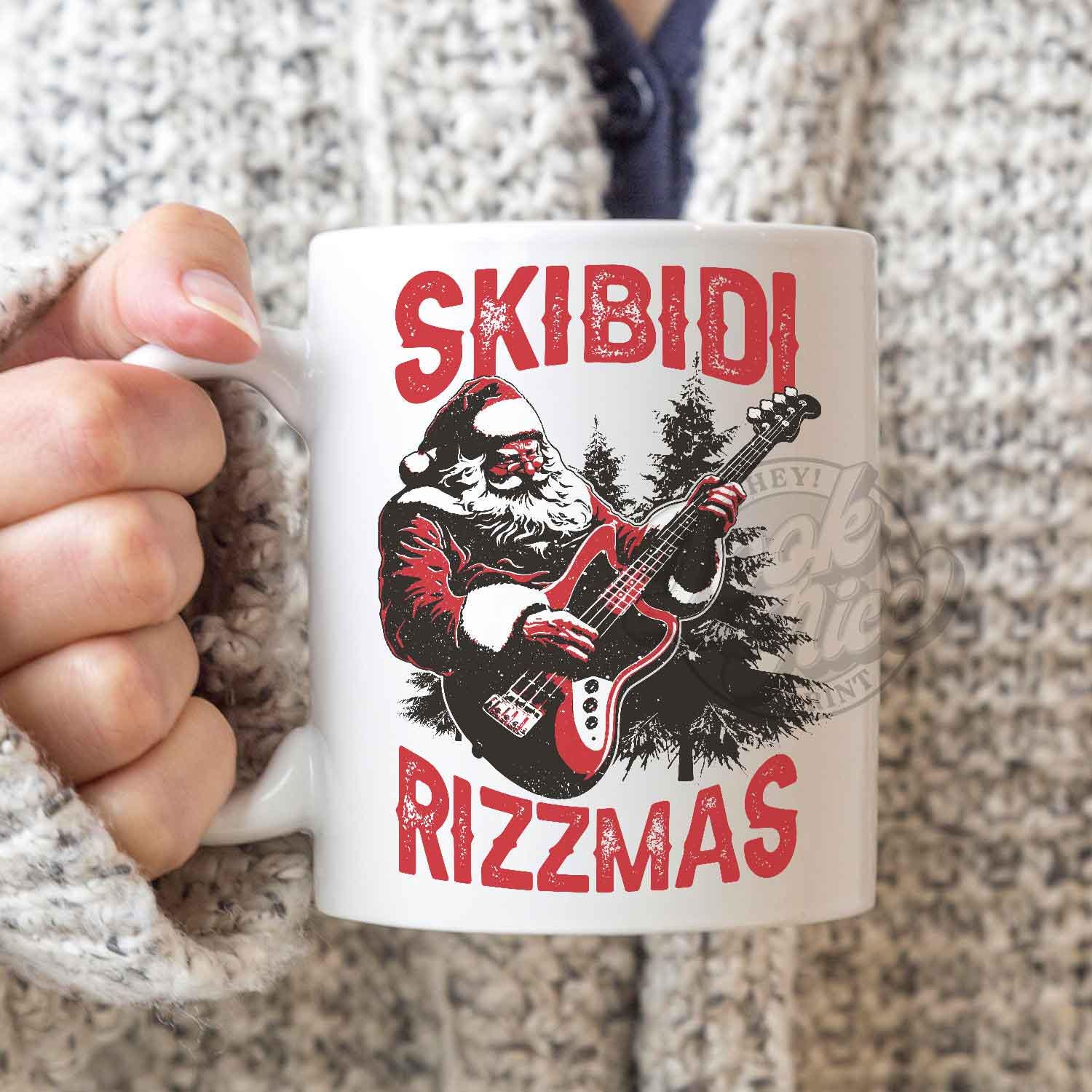 Skibidi Rizzmas PNG, Merry Rizzmas Png, Santa Bruh Christmas PNG ...