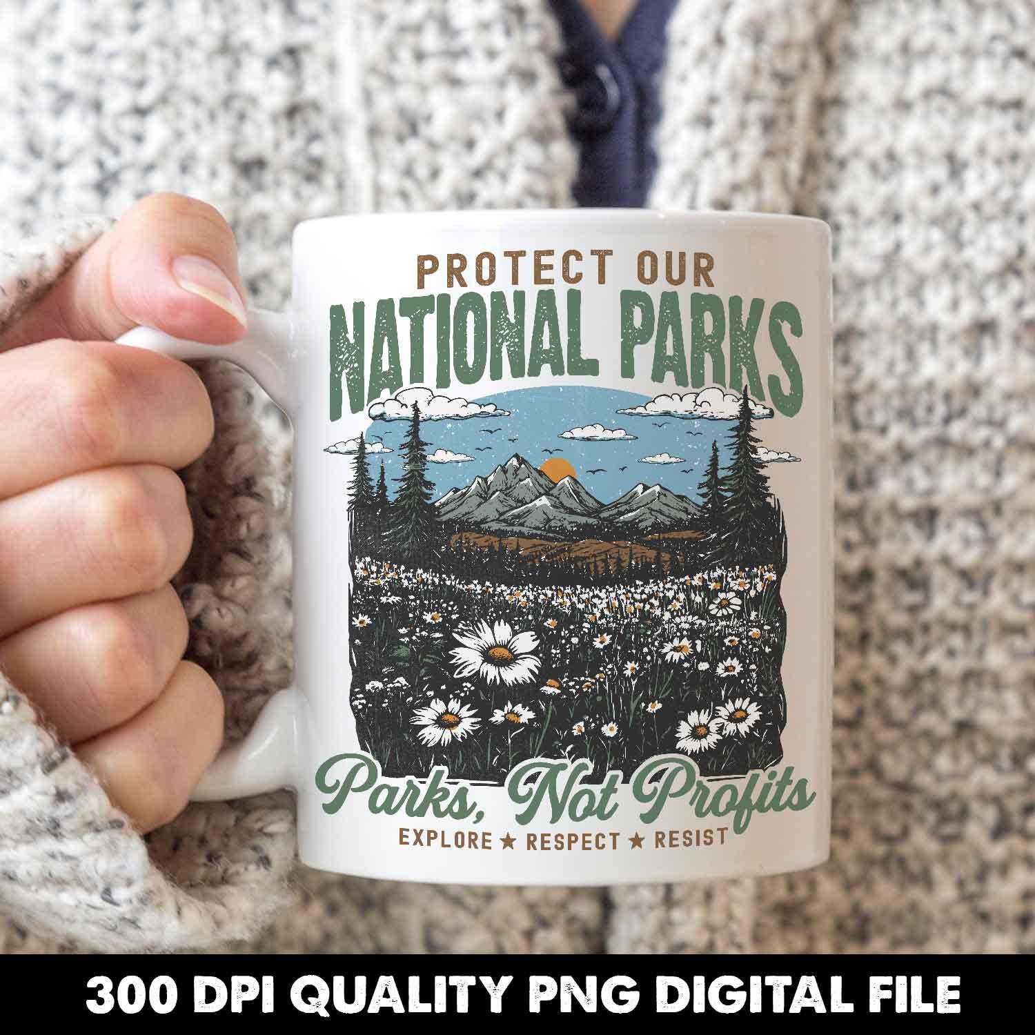 Protect Our National Parks PNG Vintage Nature Lover, Classic Park ...