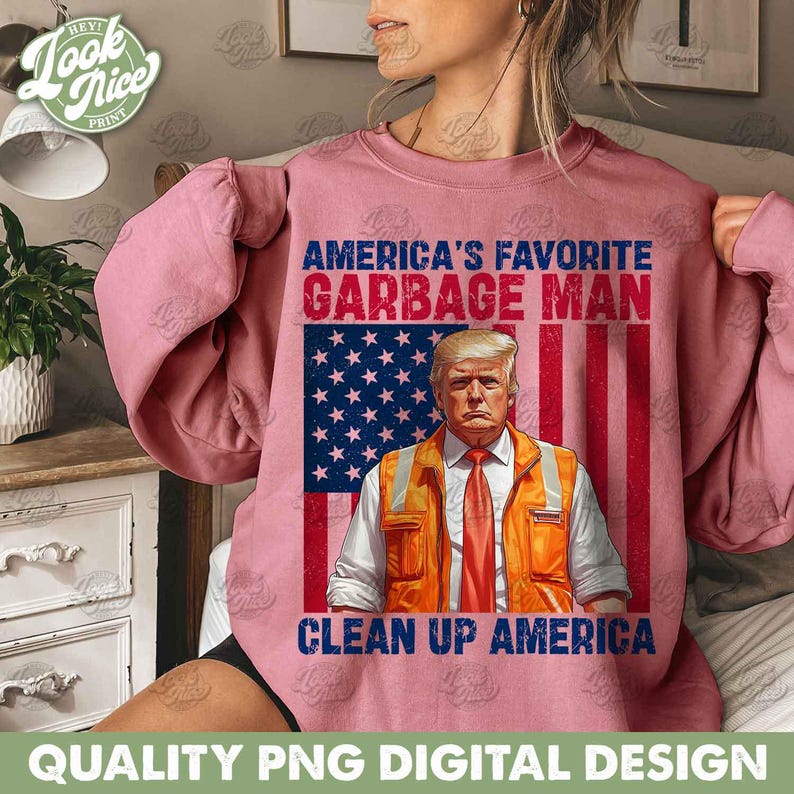 Garbage for Trump 2024 PNG, Maga, Trump Gift, Sanitation, Trash, Donald ...