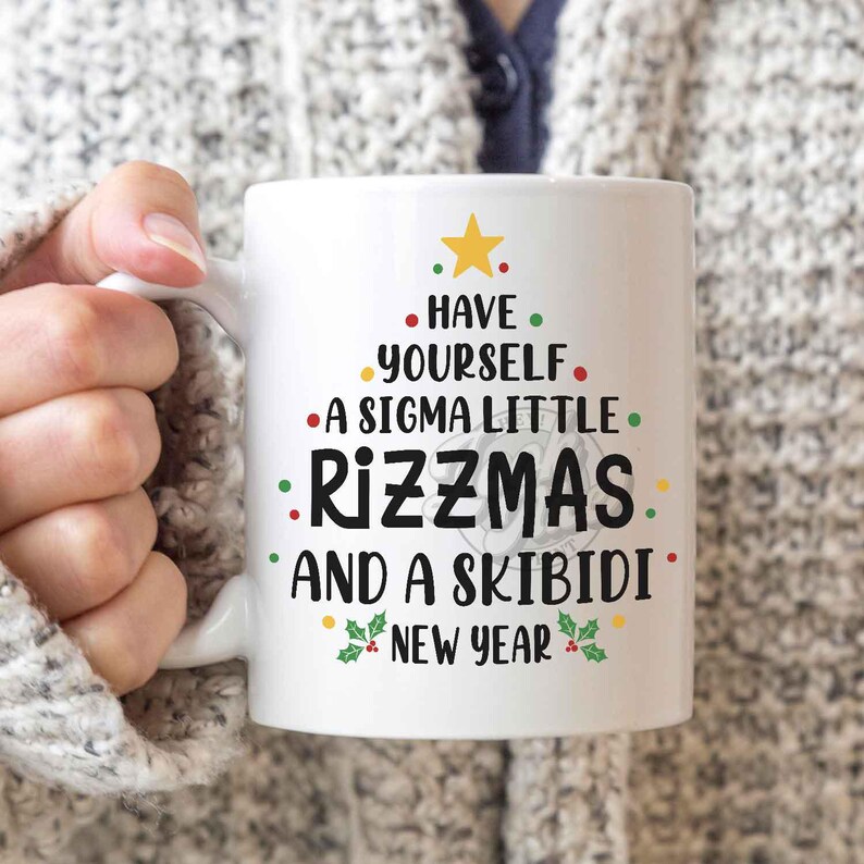 Sigma Little Rizzmas PNG, Skibidi Christmas Design (digital Design File ...