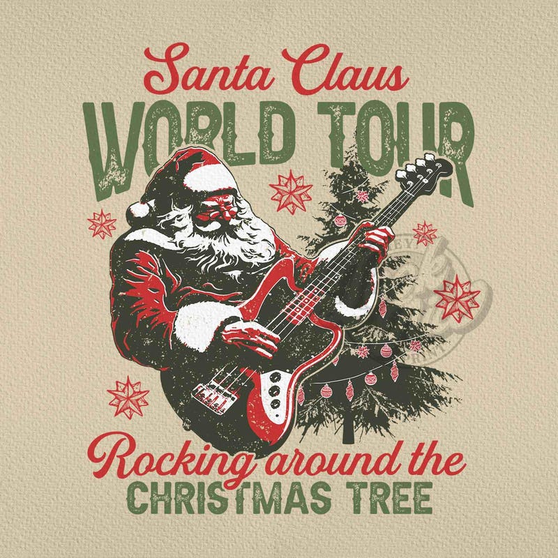 Shirt Santa World Tour - Etsy