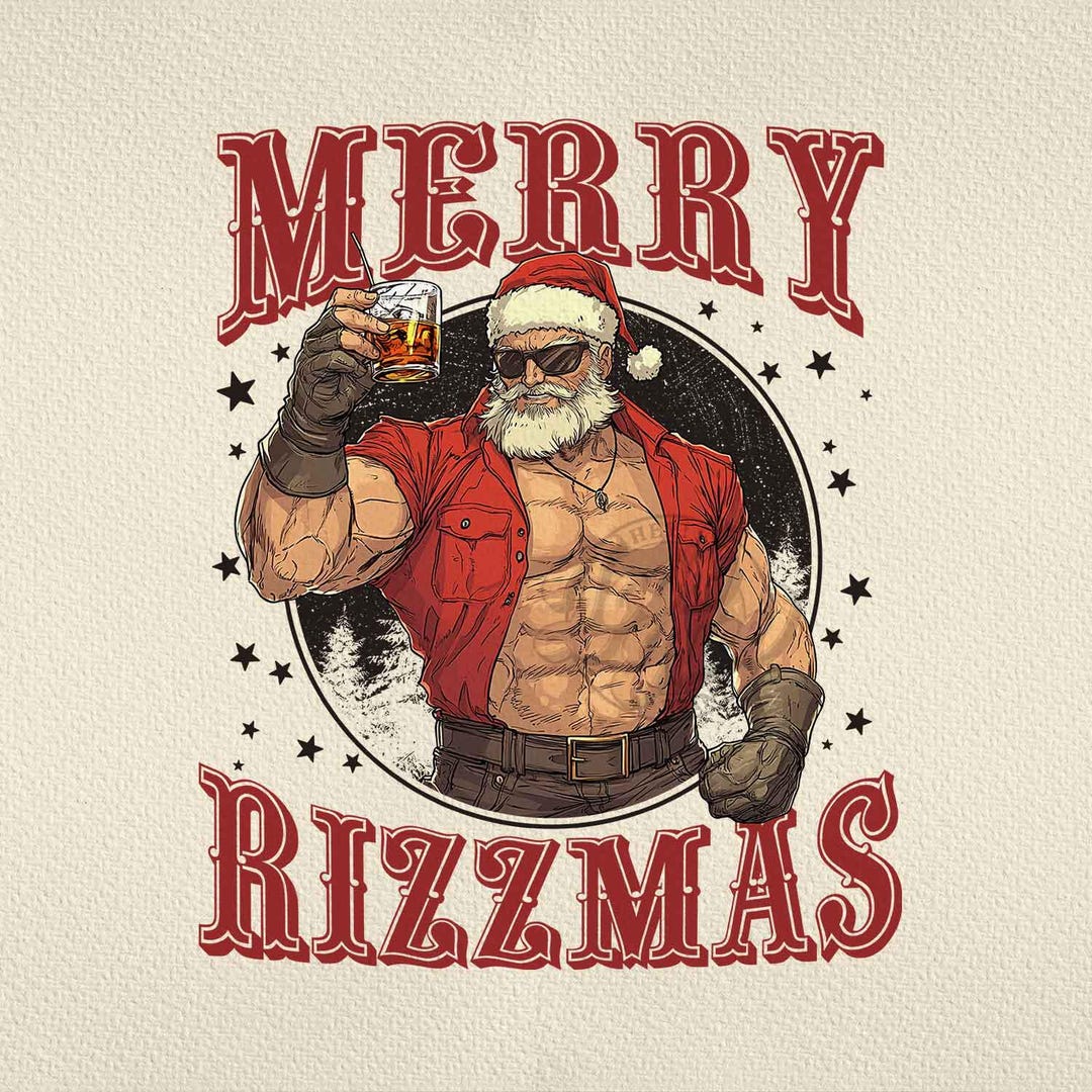 Merry Rizz Mas Sigmas Png, Sigma Claus, Skibidi Rizzmas PNG, Merry ...