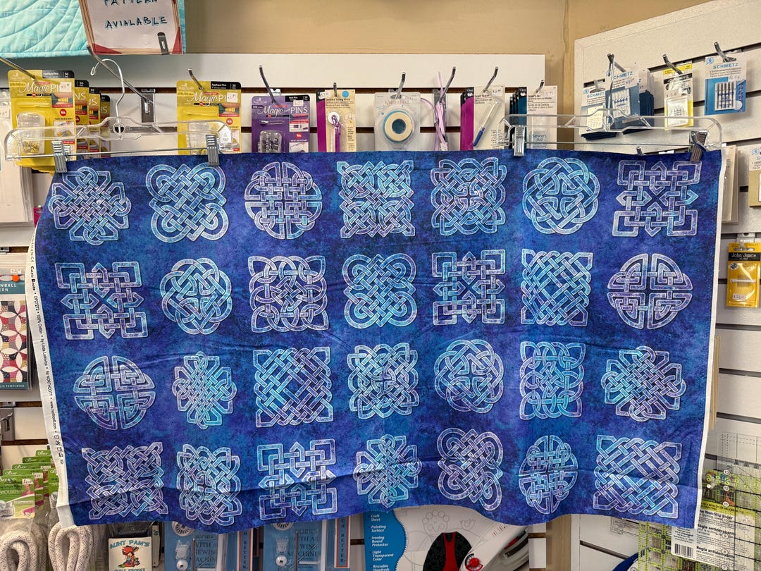 Fabric Northcott Stonehenge Fabric Celtic Roots Collection Irish Celtic ...