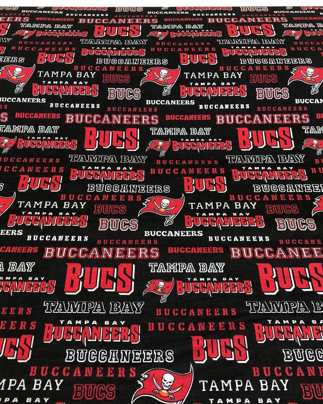 Fabric Sykel Licensed Tampa Bay Buccaneers Football Team Fabric Cotton ...