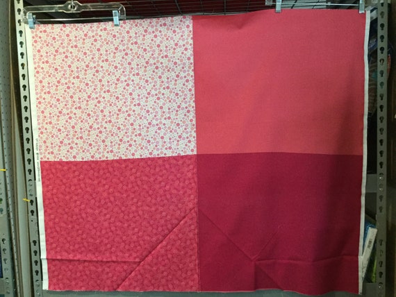 Fabric QT Fabrics Fat Quarter PANEL Coral Pink 4 Fat Quarters - Etsy
