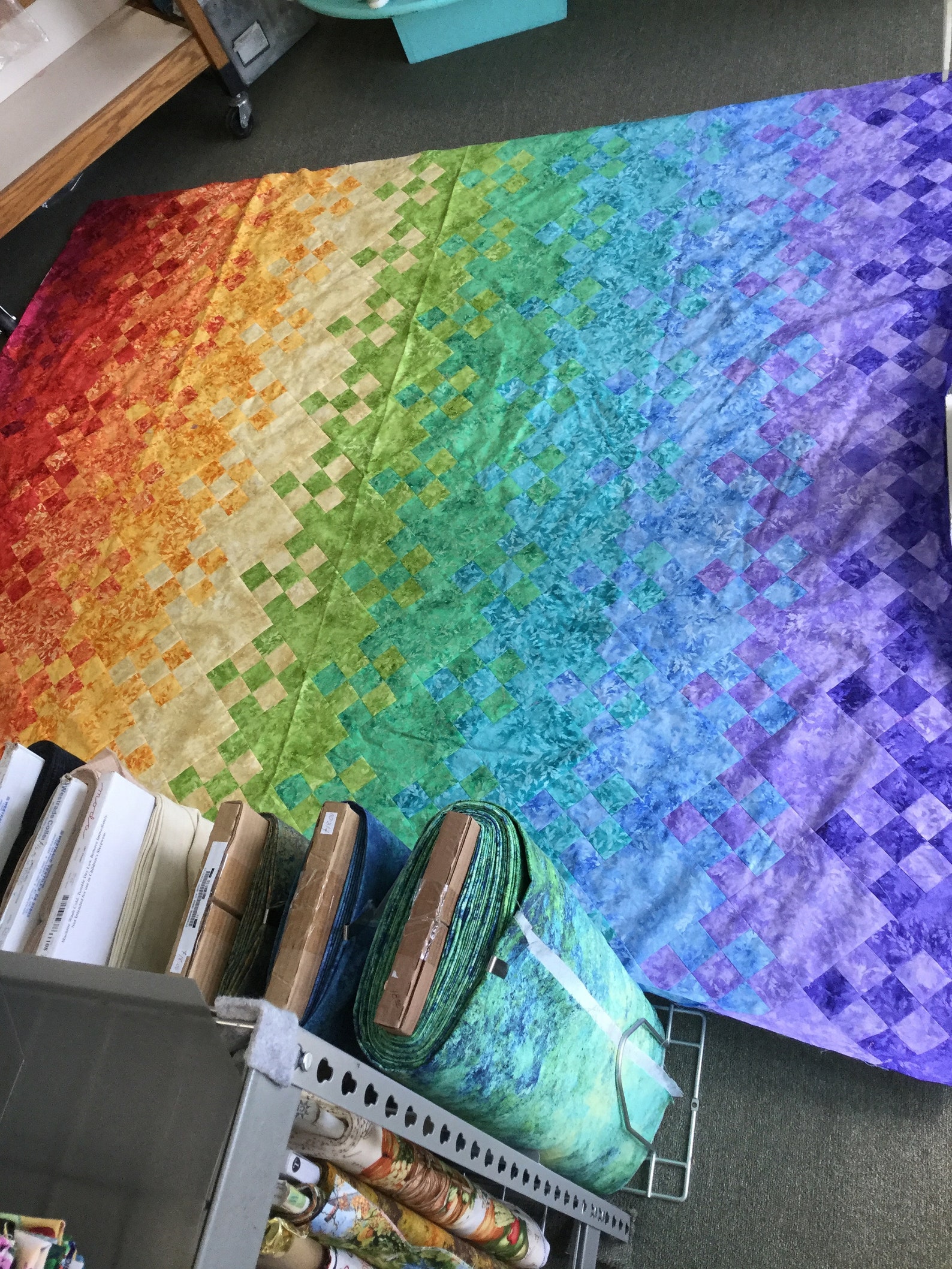 QUILT KIT Reflections pattern by Brenda Riddle Designs with | Etsy