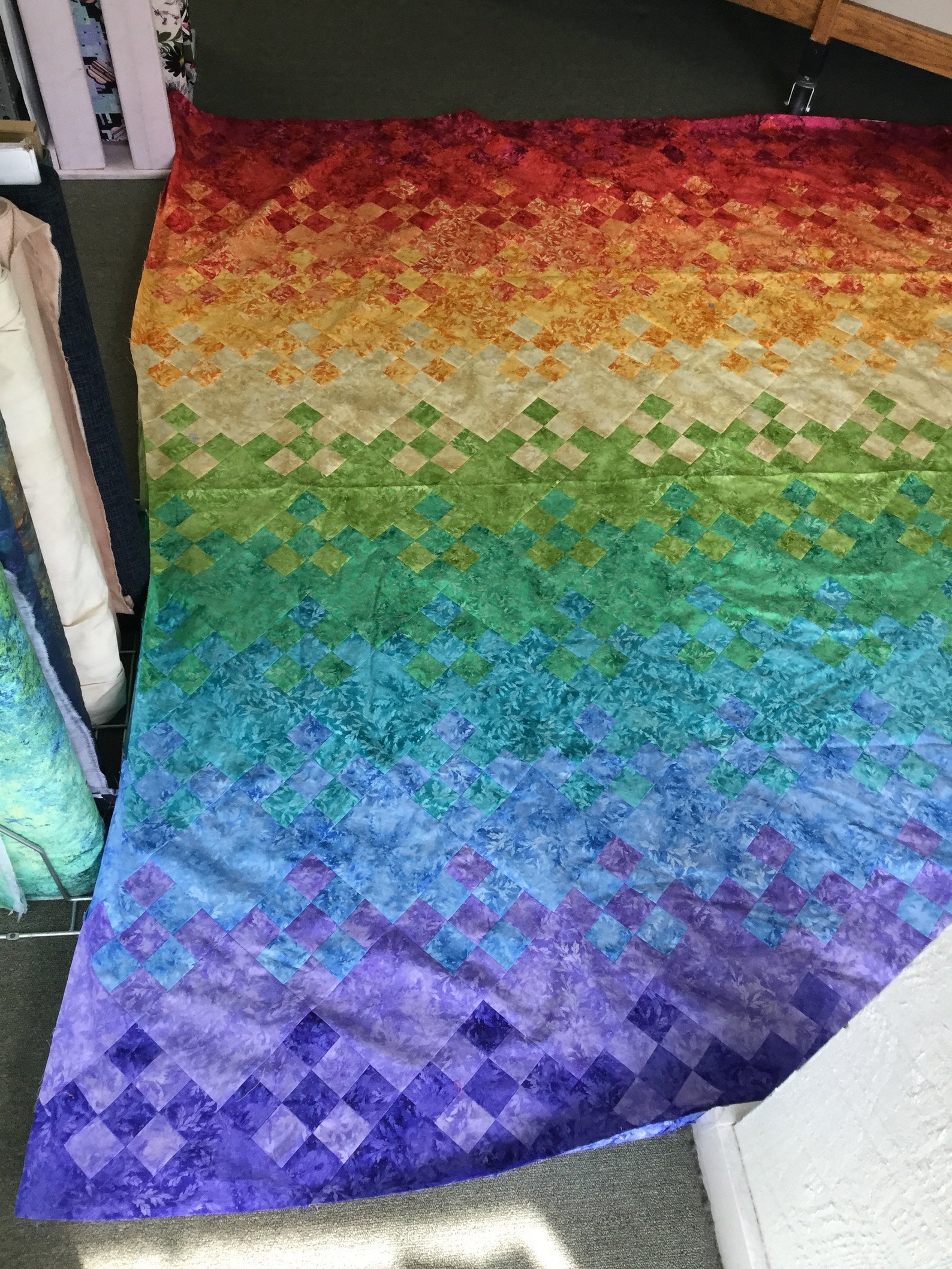 QUILT KIT Reflections pattern by Brenda Riddle Designs with | Etsy