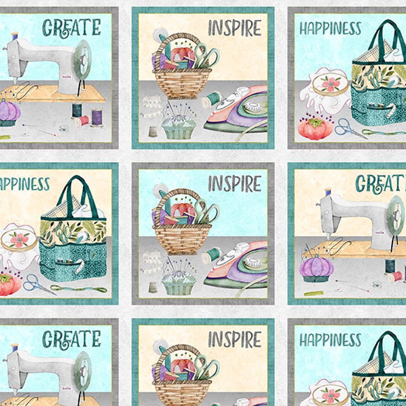 Sewing Theme Fabric - Etsy