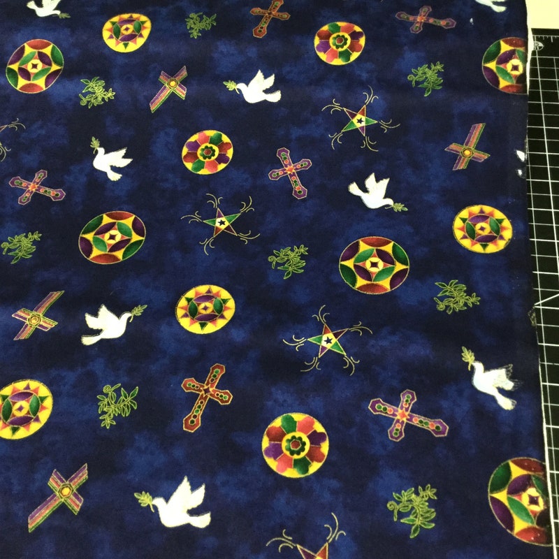 Christian Fabric - Etsy