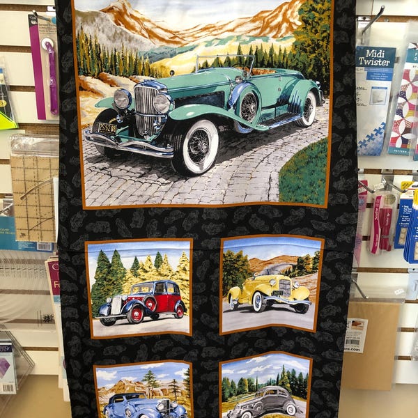 Classic Car Fabric - Etsy