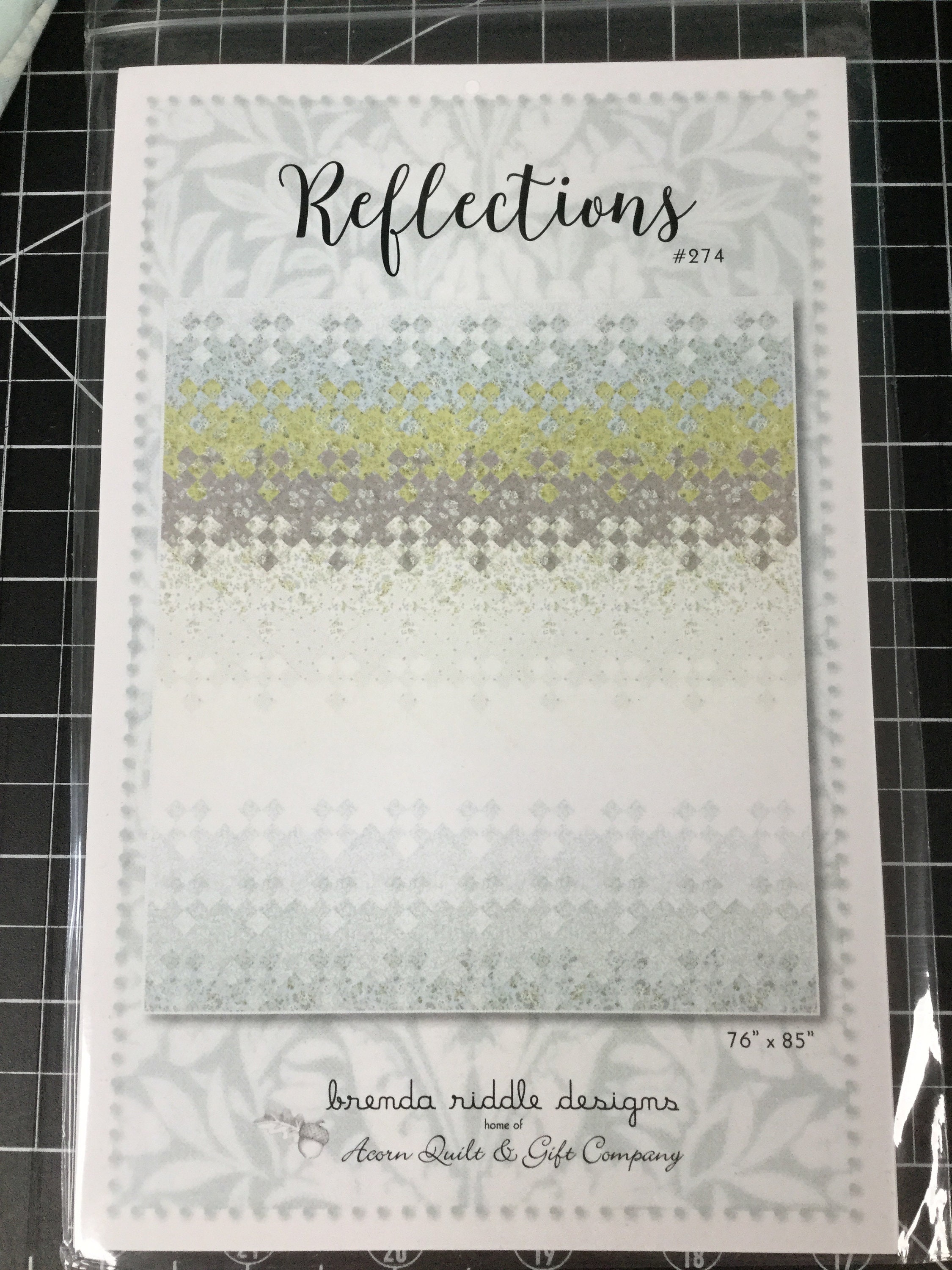 QUILT KIT Reflections pattern by Brenda Riddle Designs with | Etsy