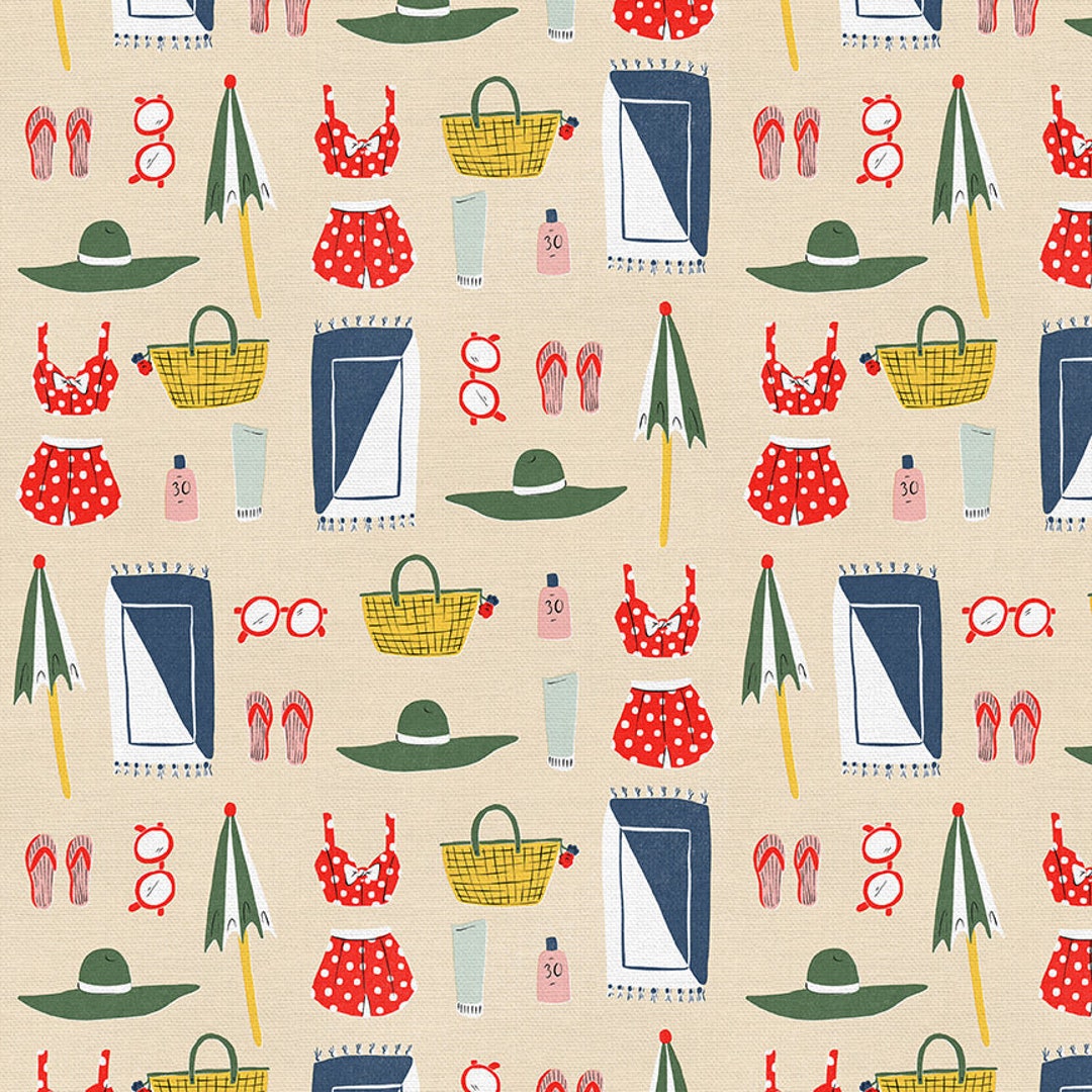 Fabric Paintbrush Studios Beach Day Collection by MK Surface Pack Your ...
