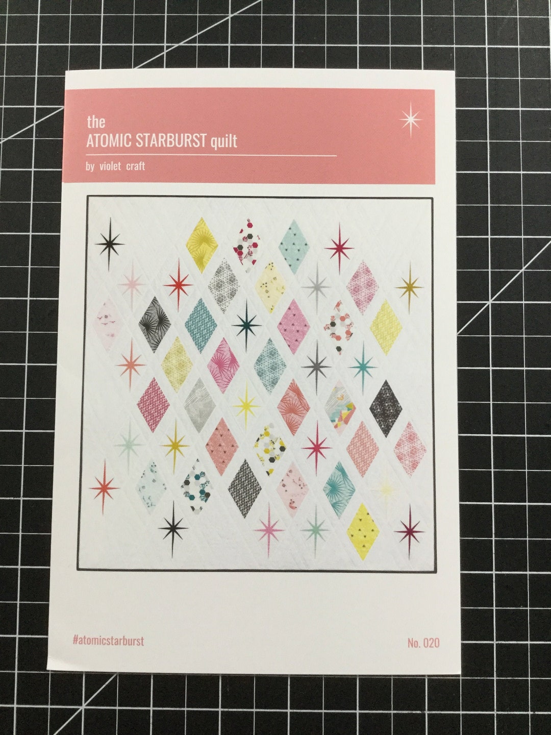 Pattern - Atomic Starburst Quilt Pattern - by Violet Craft - Quilt ...