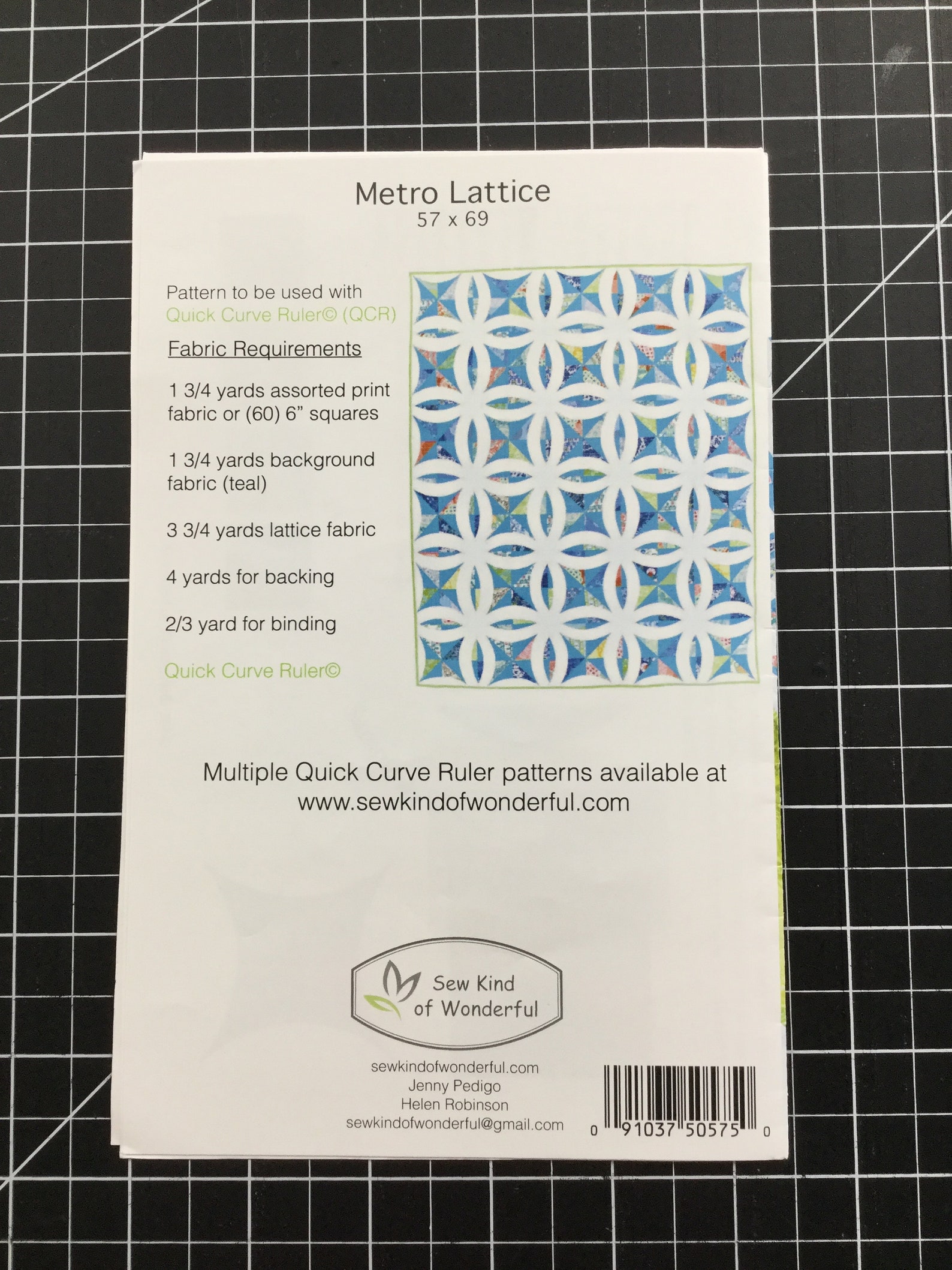 Pattern Metro Lattice quilt pattern for Sew Kind of | Etsy