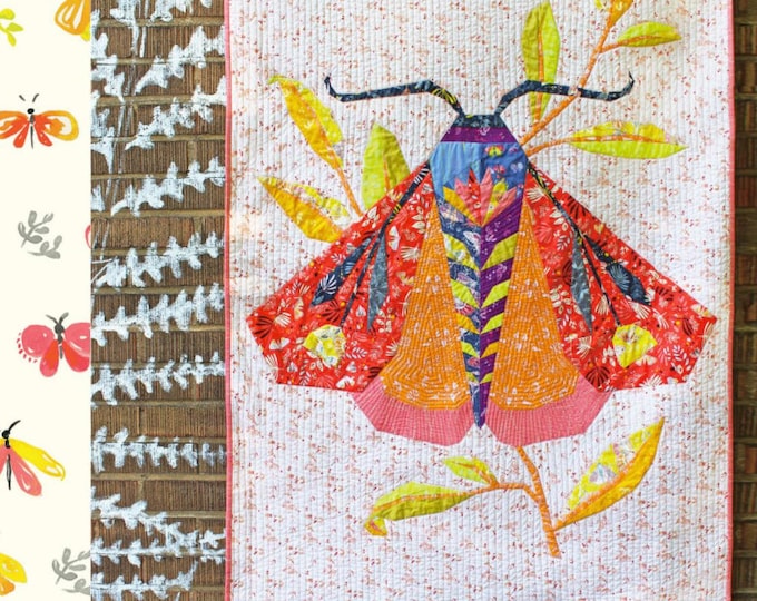 Fabric Quilt Kit - AERIAL Wondergarden the Moth / Paper Pieced by ...