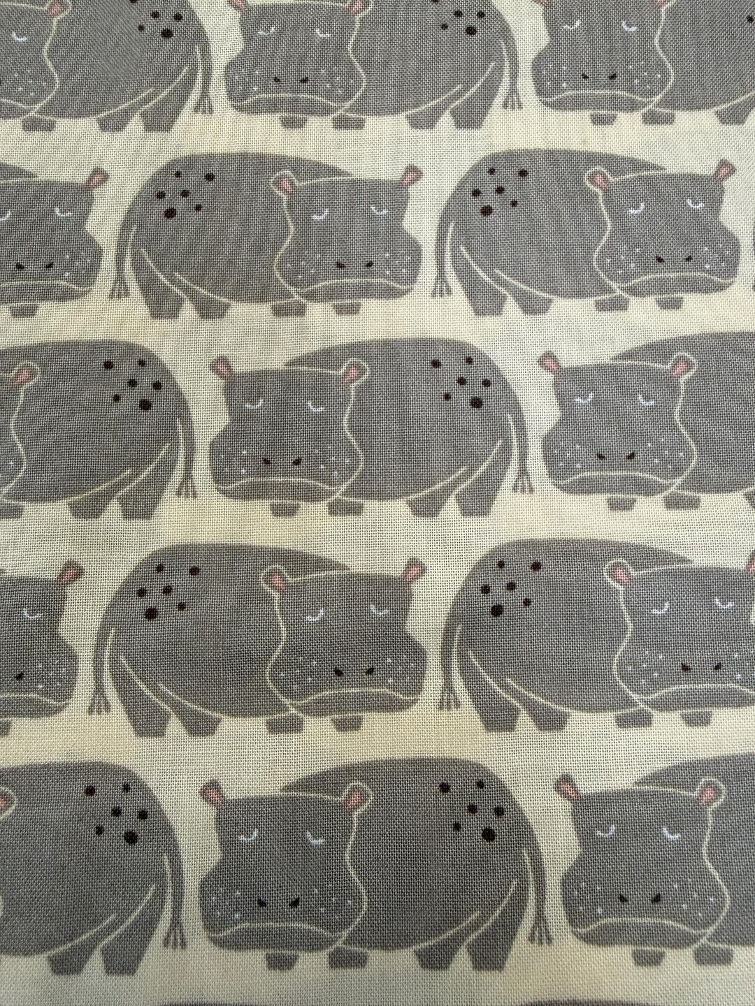 Fabric - RJR - Cotton and Steel - Rising Sun Weary Hippo LV901-SH2 Kid ...