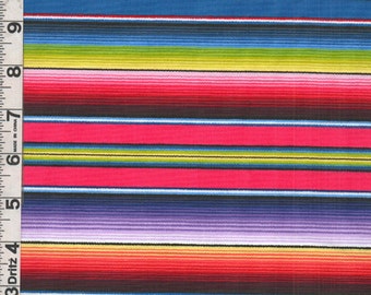 Serape Stripe Fabric Serape by Sewingpatternbee Rainbow - Etsy