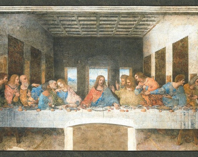 The Last Supper Panel Quilting Fabric Panel Digital 35x43 by David ...
