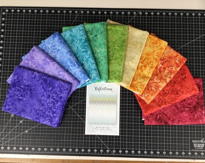 QUILT KIT Reflections Pattern by Brenda Riddle Designs With Northcott ...
