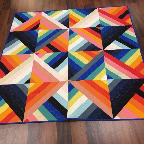 Rainbow Speckled Quilt Kit - Etsy