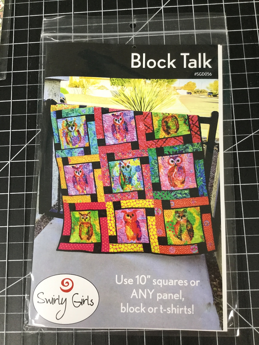 Pattern - Block Talk Pattern - Swirly Girls for Use With Block Panels ...