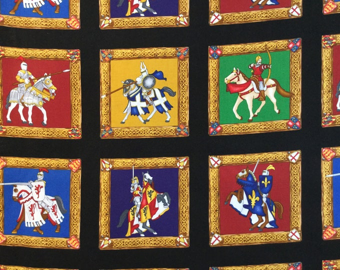 Medieval Royal Fabric Knights of the Round Table by Peacoquettedesigns ...