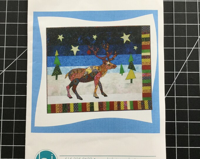 Pattern Randolph Reindeer Quilt Pattern From BJ Designs and Patterns by ...