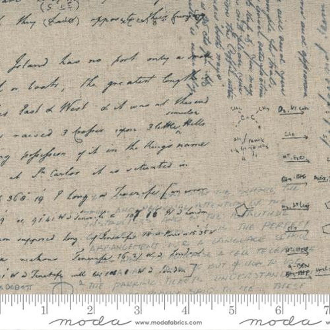 Fabric Moda Zen Chic Celestial Linen Natural 1581 13L Moda Mochi #1 ...