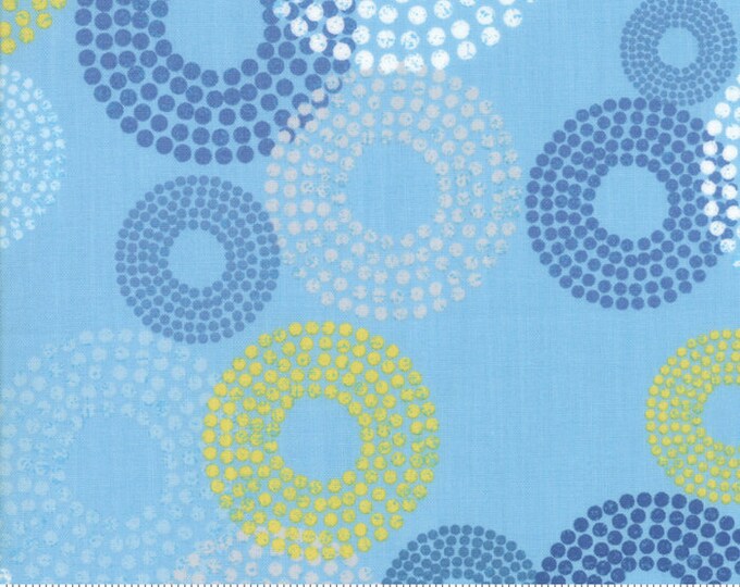 Moda Fabric Breeze Collection Dottie Circles in Azure 1690 -13 Designed ...
