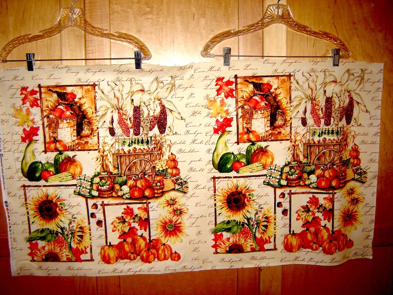 Fabric Clothworks AUTUMN SPLENDOR Harvest Bounty PANEL - Etsy