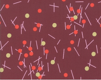 Moda Fabric Just Red Candy 1700 15 Designed by Brigitte Heitland Zen ...