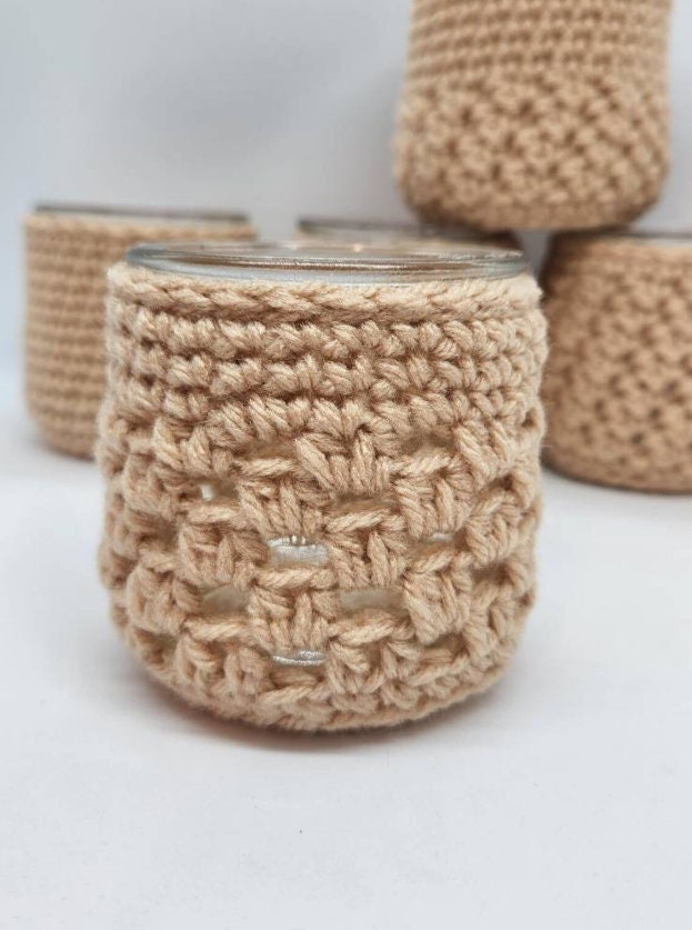 Crochet Oui Yogurt Jar Covers Pattern - Etsy