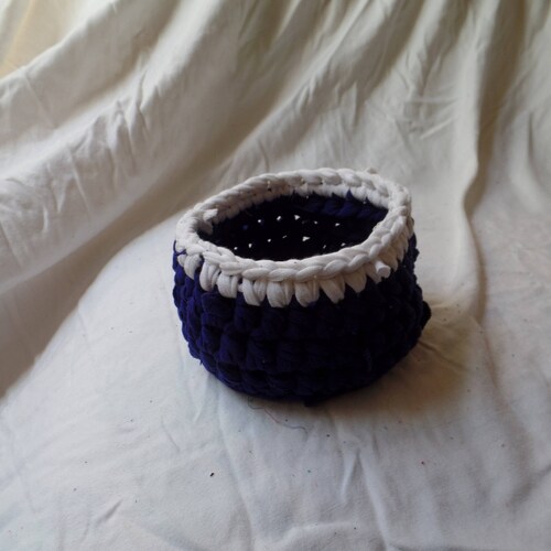 Small Rope Bowls Rope Fabric Bowl Coiled Rope Basket - Etsy