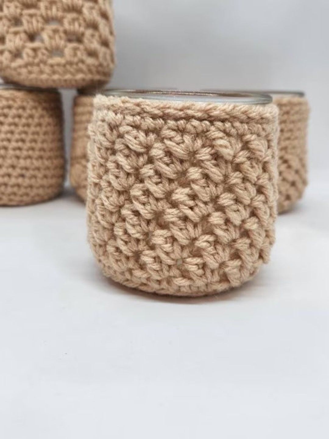 Crochet Oui Yogurt Jar Covers Pattern - Etsy