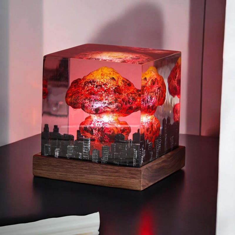Atomic Bomb Lamp - Etsy