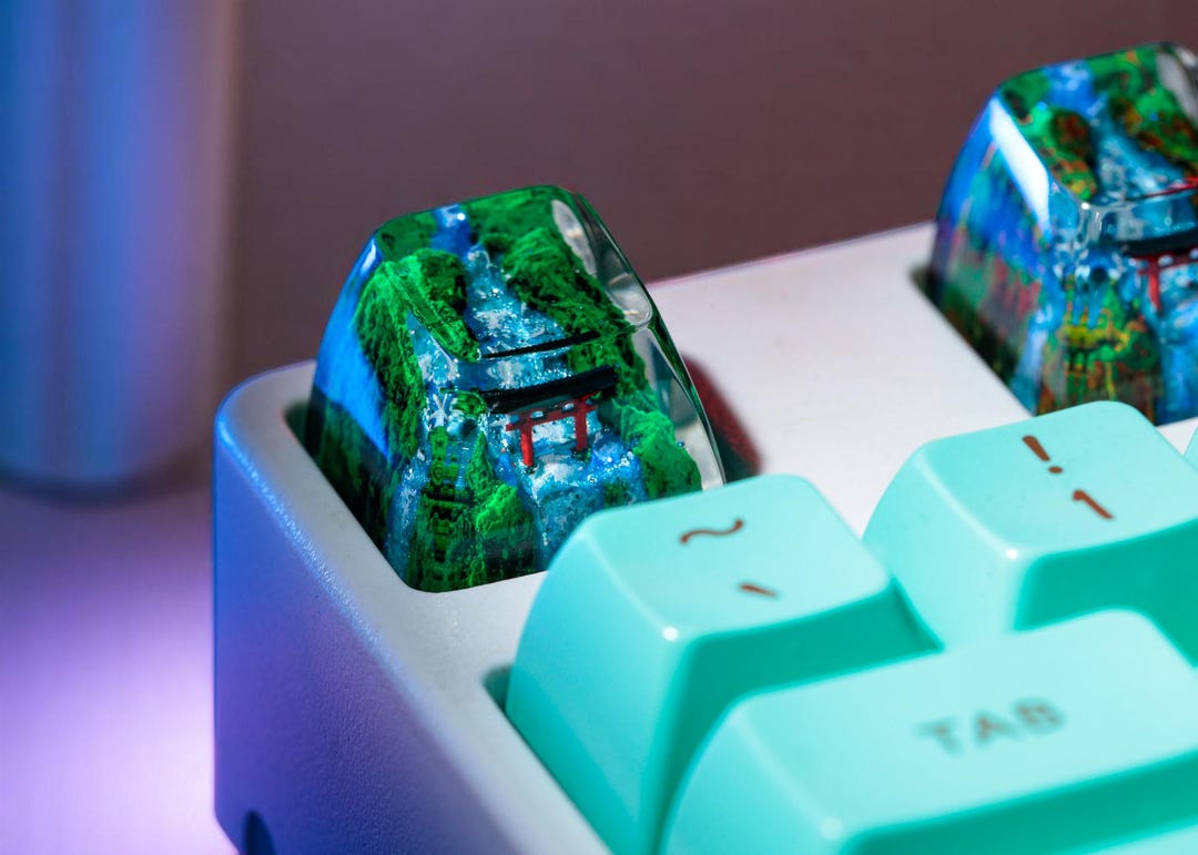 Spring Torii Gate Artisan Keycap, Japanese Keycaps, Custom Keycaps ...