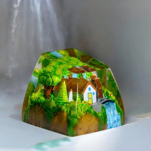 Keycaps Full House Dream, Custom Artisan Keycaps, Keycaps Anime Cute ...