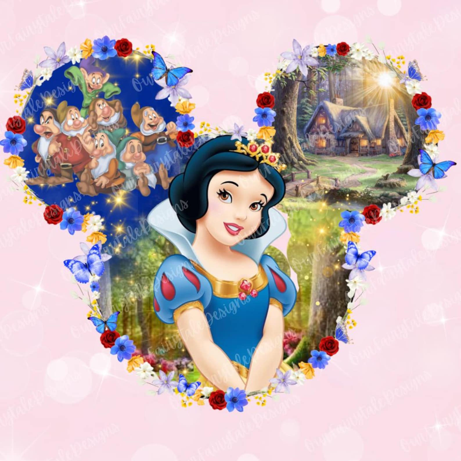 Snow White Mickey Head Digital Download - Etsy