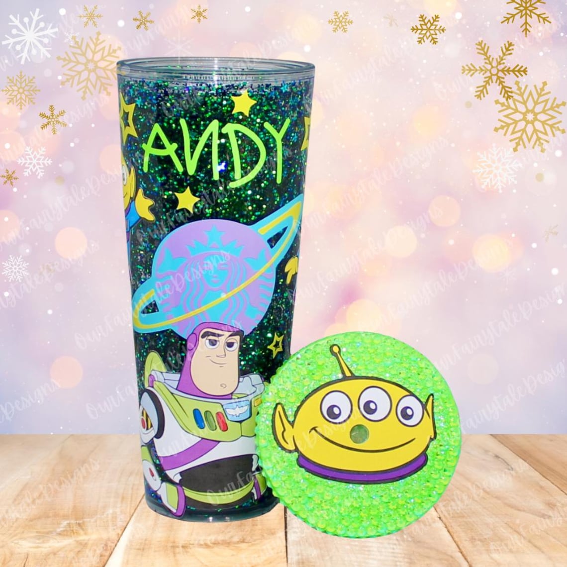 Galactic Hero 24oz Acrylic Snow Globe Tumbler - Etsy