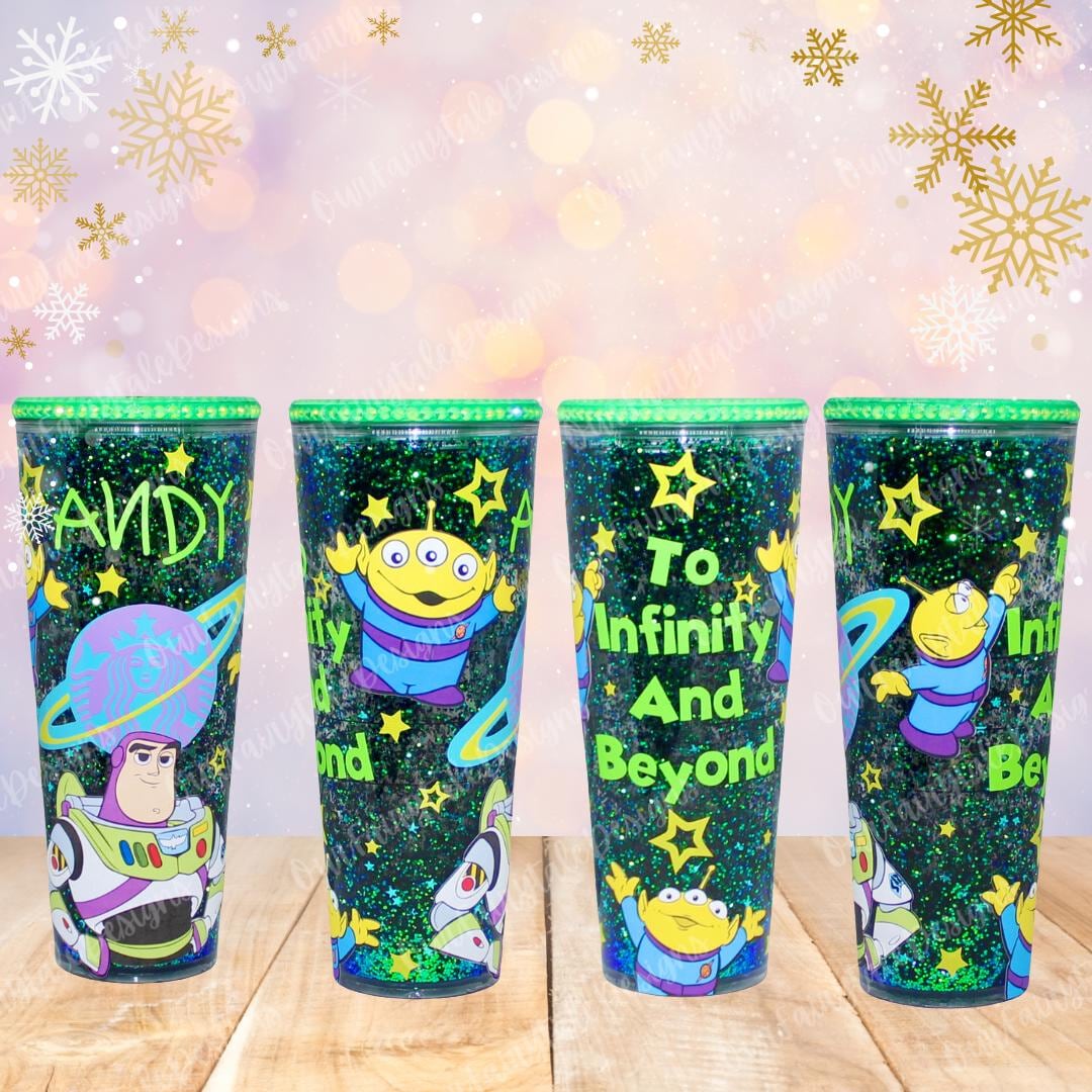 Galactic Hero 24oz Acrylic Snow Globe Tumbler - Etsy