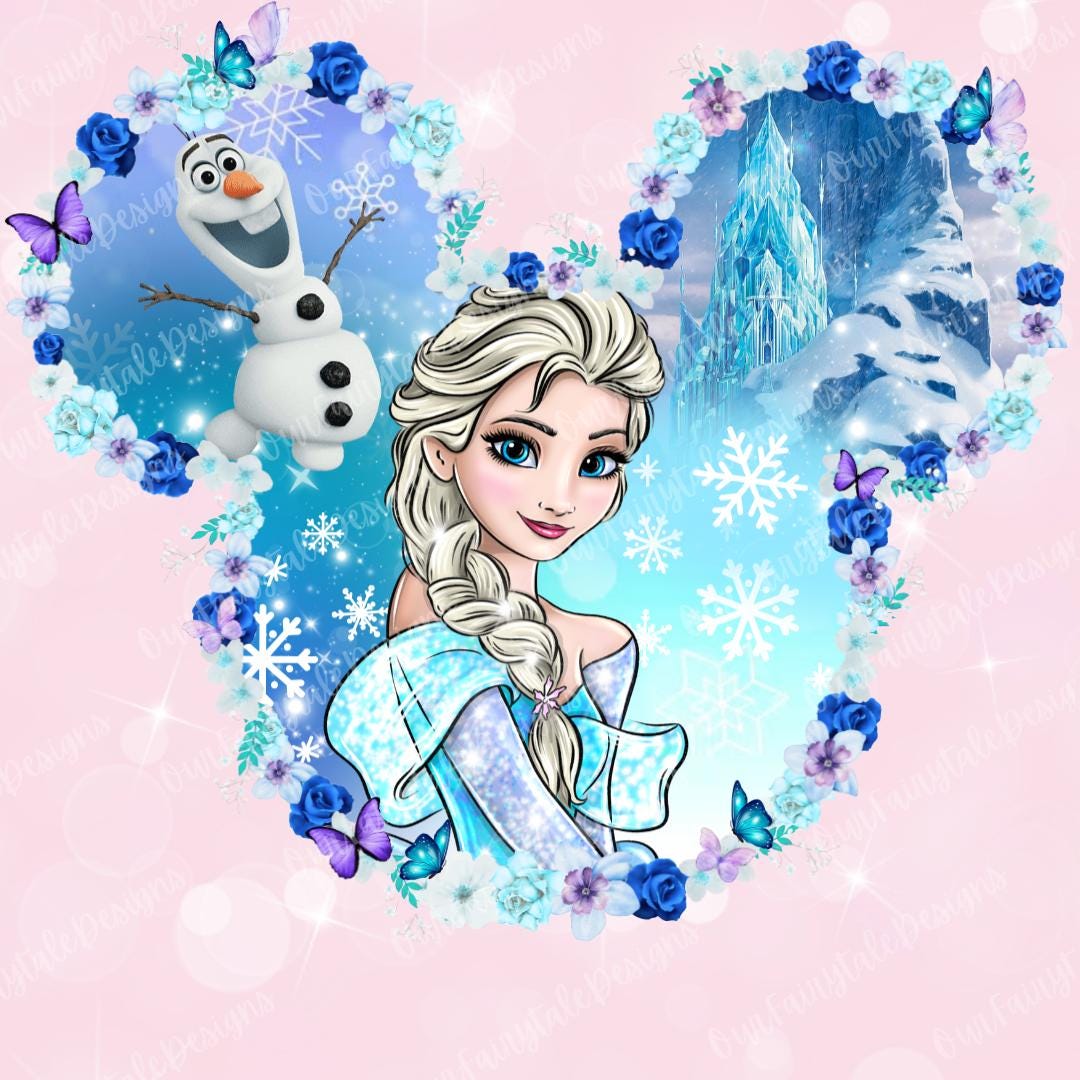 Elsa Mickey Head Digital Download - Etsy