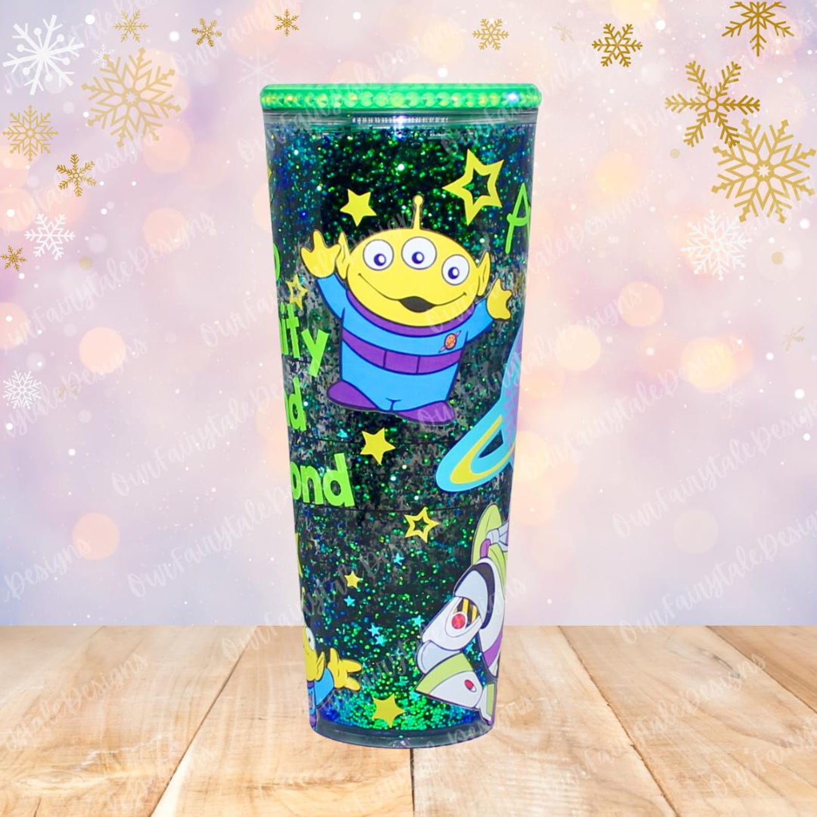 Galactic Hero 24oz Acrylic Snow Globe Tumbler - Etsy