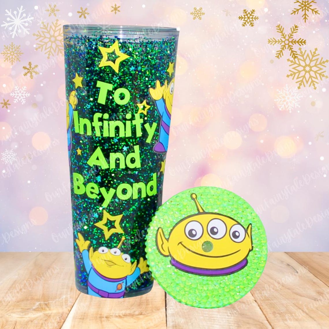 Galactic Hero 24oz Acrylic Snow Globe Tumbler - Etsy